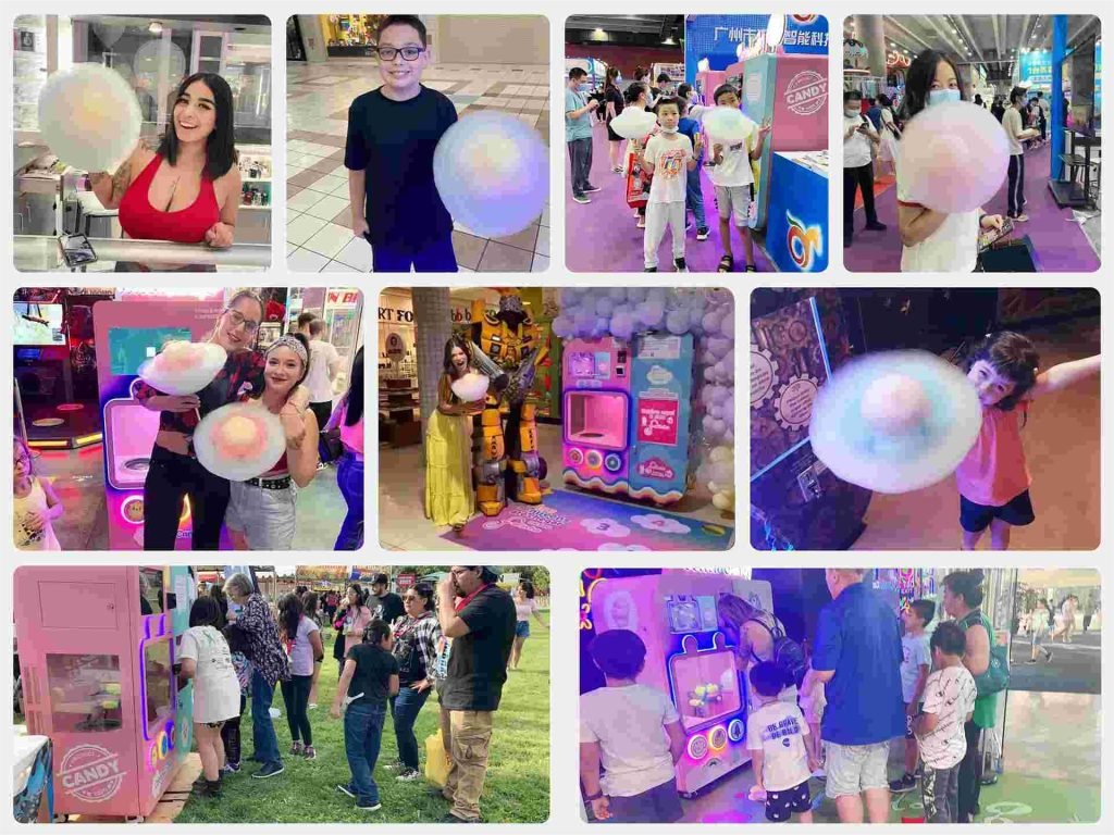 Fully automatic cotton candy vending machine manufacturer - Red Rabbit